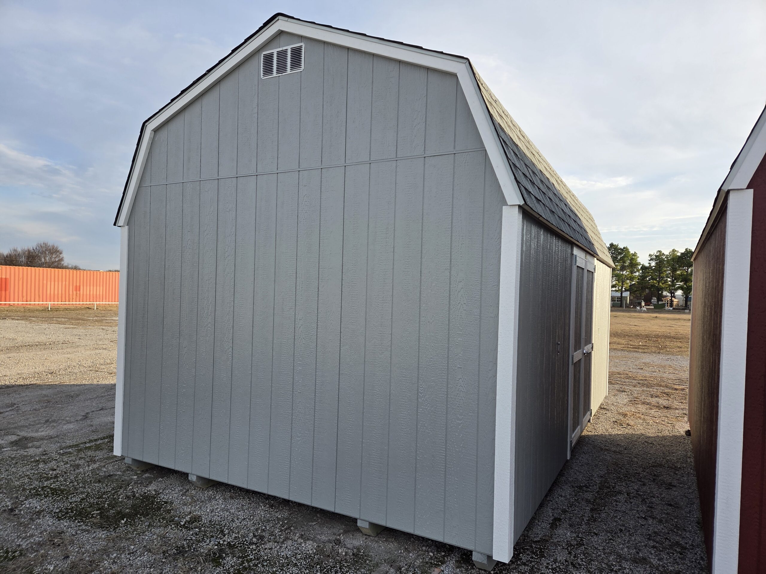 Better Built Barns of Oklahoma › 12×20 LOFTED BARN