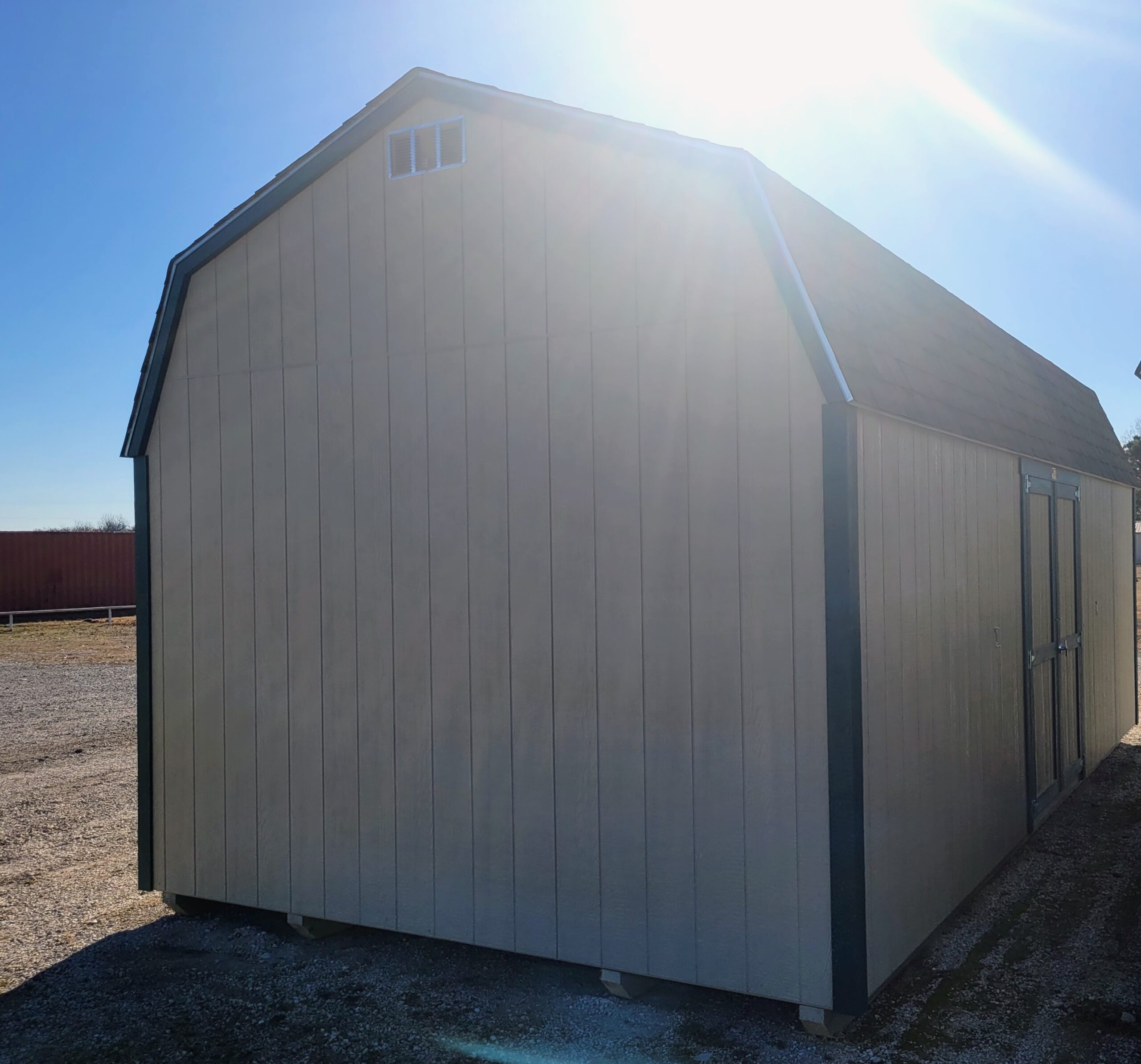 Better Built Barns of Oklahoma › 12×24 LOFTED BARN